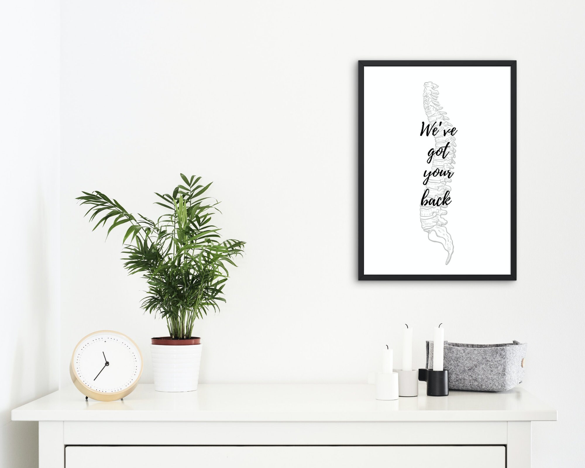 Chiropractic Wall Art, Chiropractic Poster, Download Printable Office ...