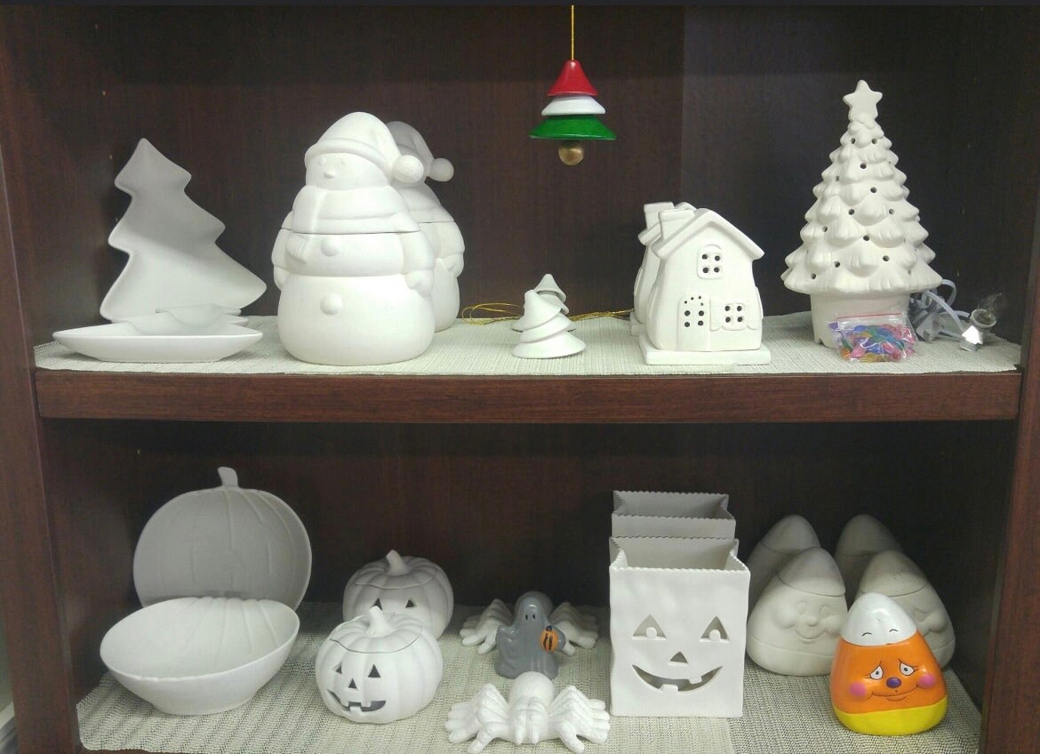 MEDIUM - Ready to Paint - Paint at Home - DIY Ceramic Bisque Pottery ...