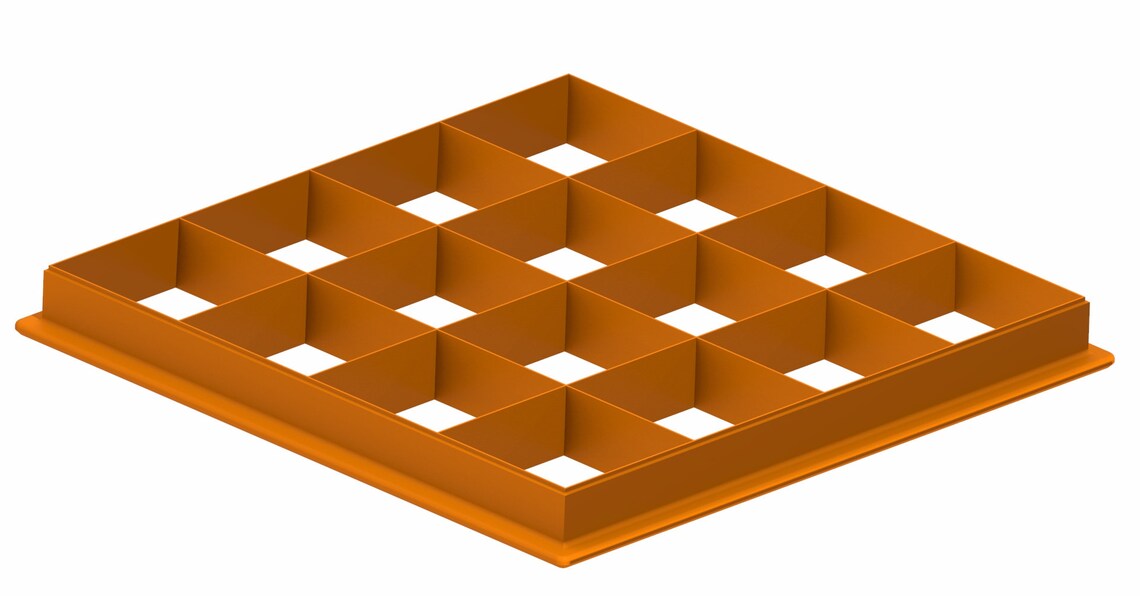 Multi Square Cookie Fondant Clay Cutter - Etsy