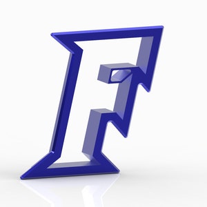 Block Letter F Cookie Cutter - Etsy