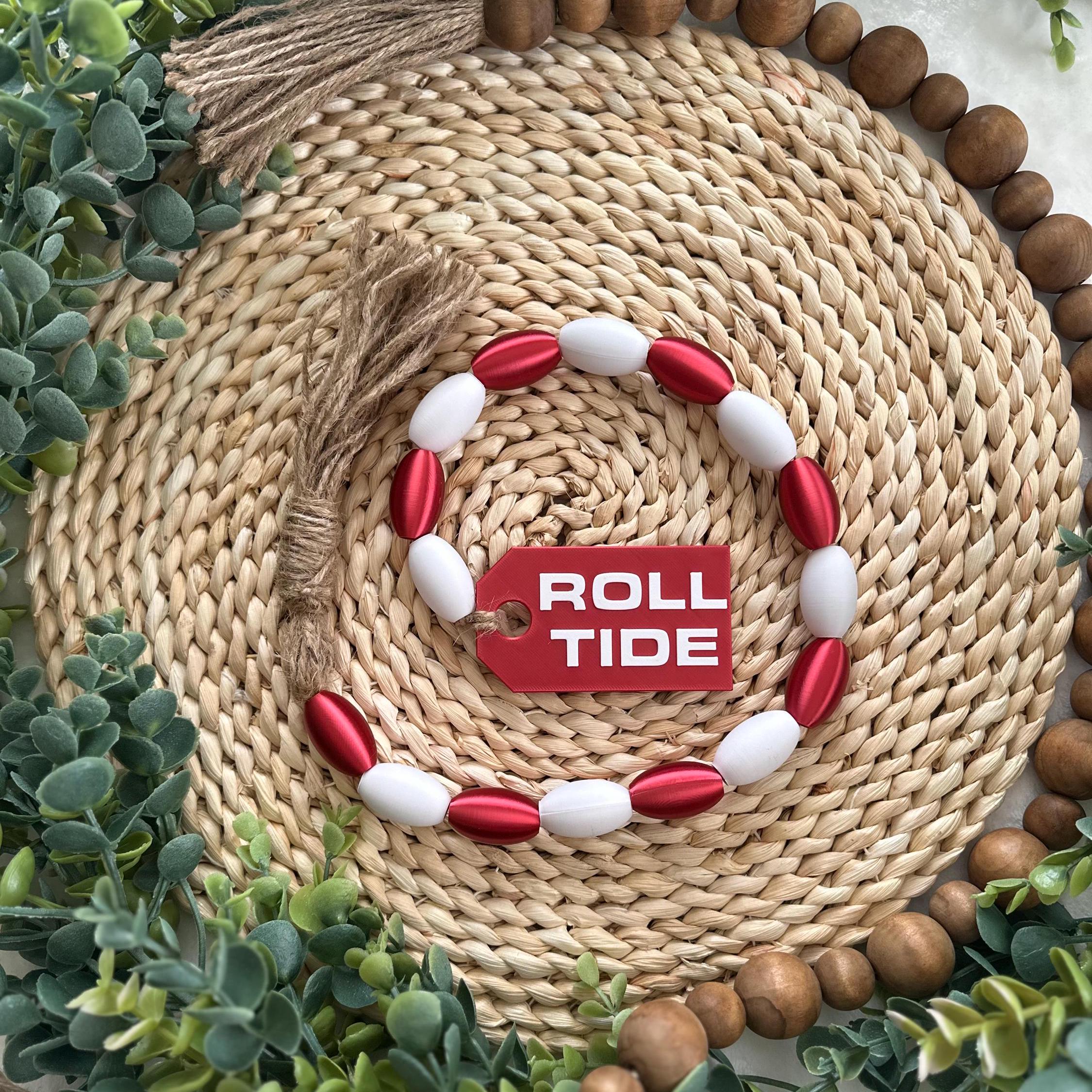 Alabama Crimson Tide Tier Tray Decor - Table and Desk Art - Etsy