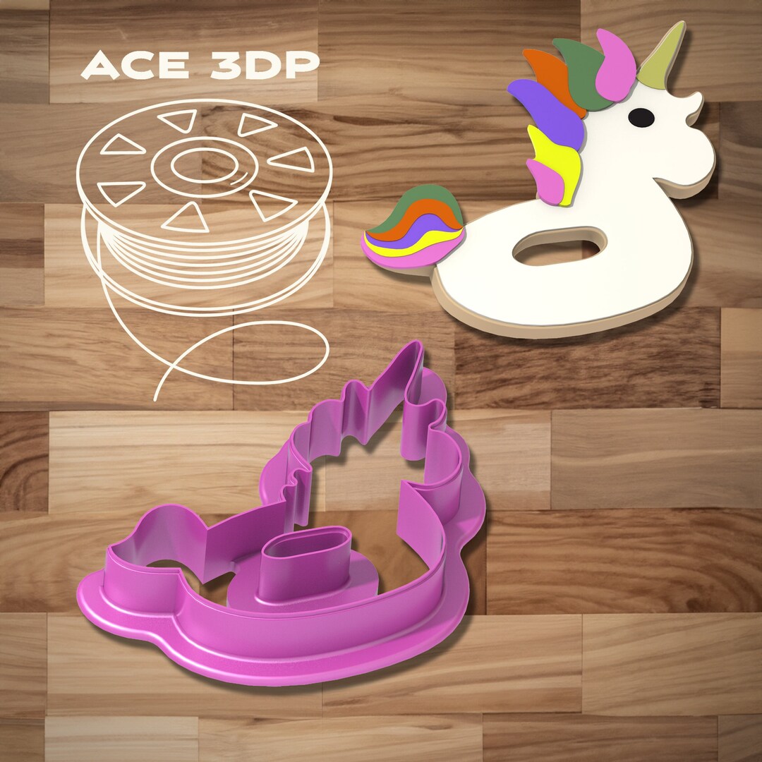 Unicorn Water Float Cookie Cutter - Etsy