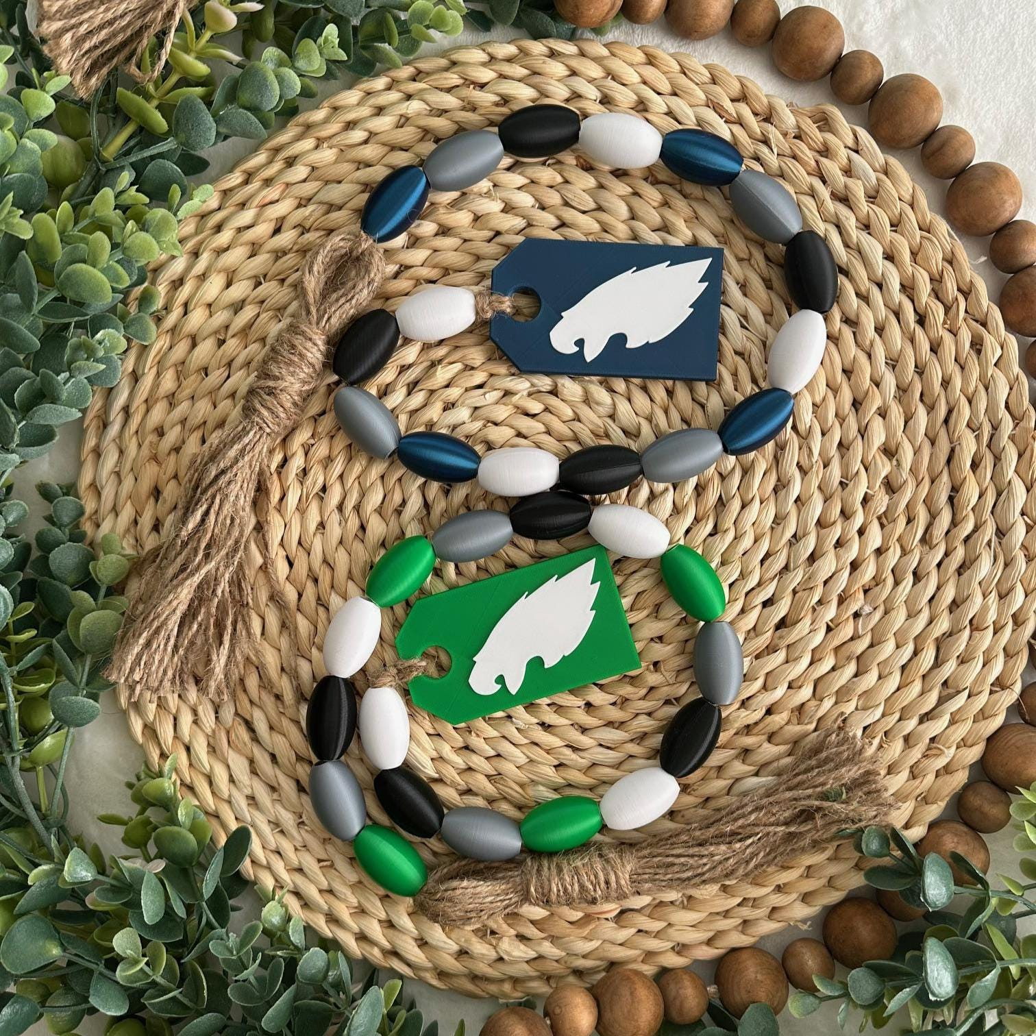 Philadelphia Eagles Tier Tray Decor - Table and Desk Art - Etsy