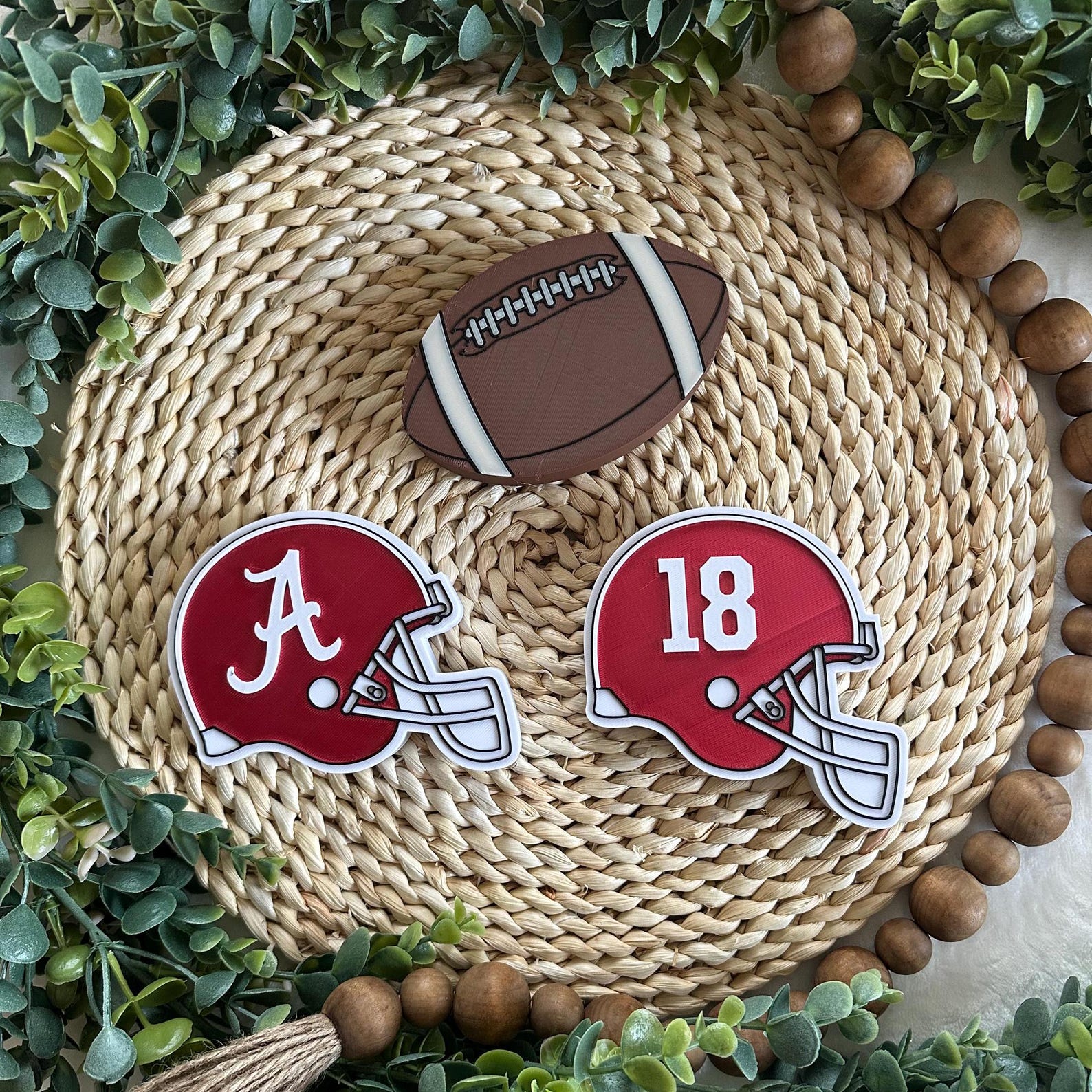 Alabama Crimson Tide Tier Tray Decor - Table and Desk Art - Etsy