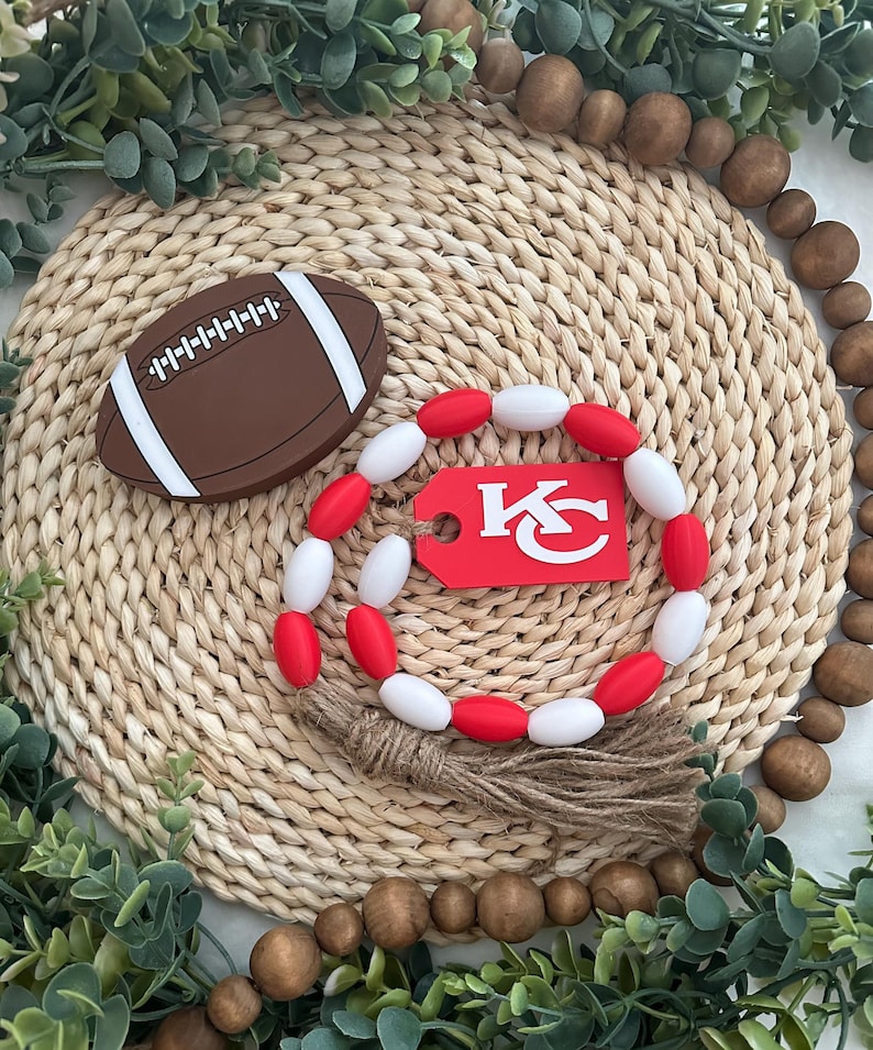 Kansas City Chiefs Tier Tray Decor - Table and Desk Art - Etsy