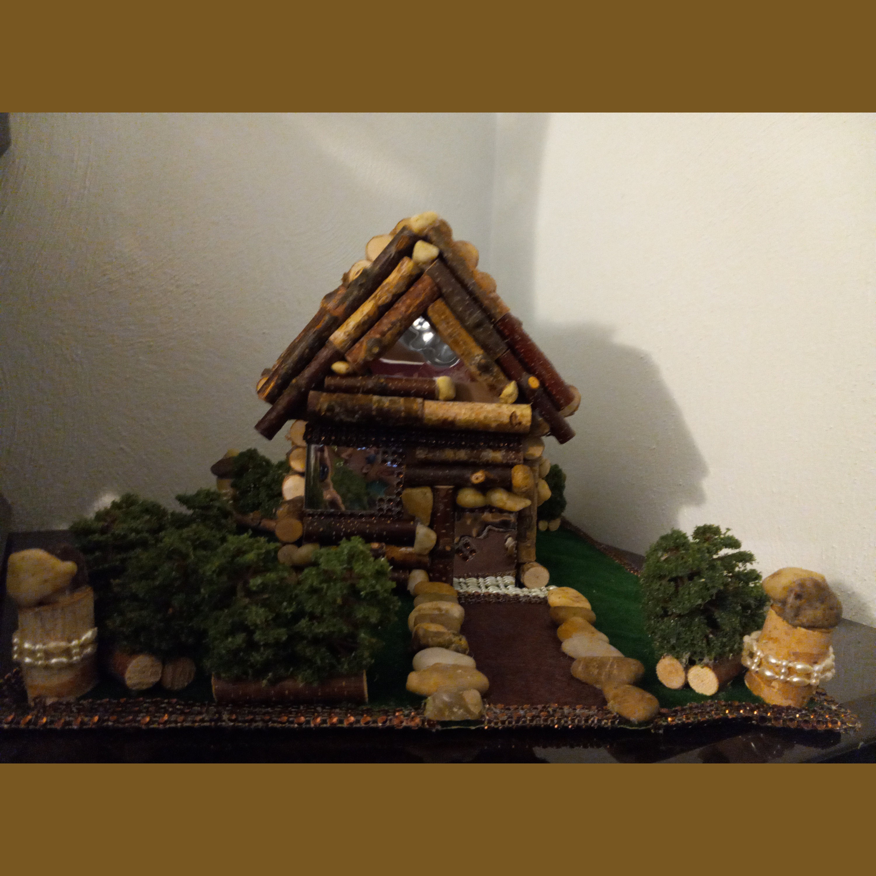 Storage Box Log Cabin House - Etsy