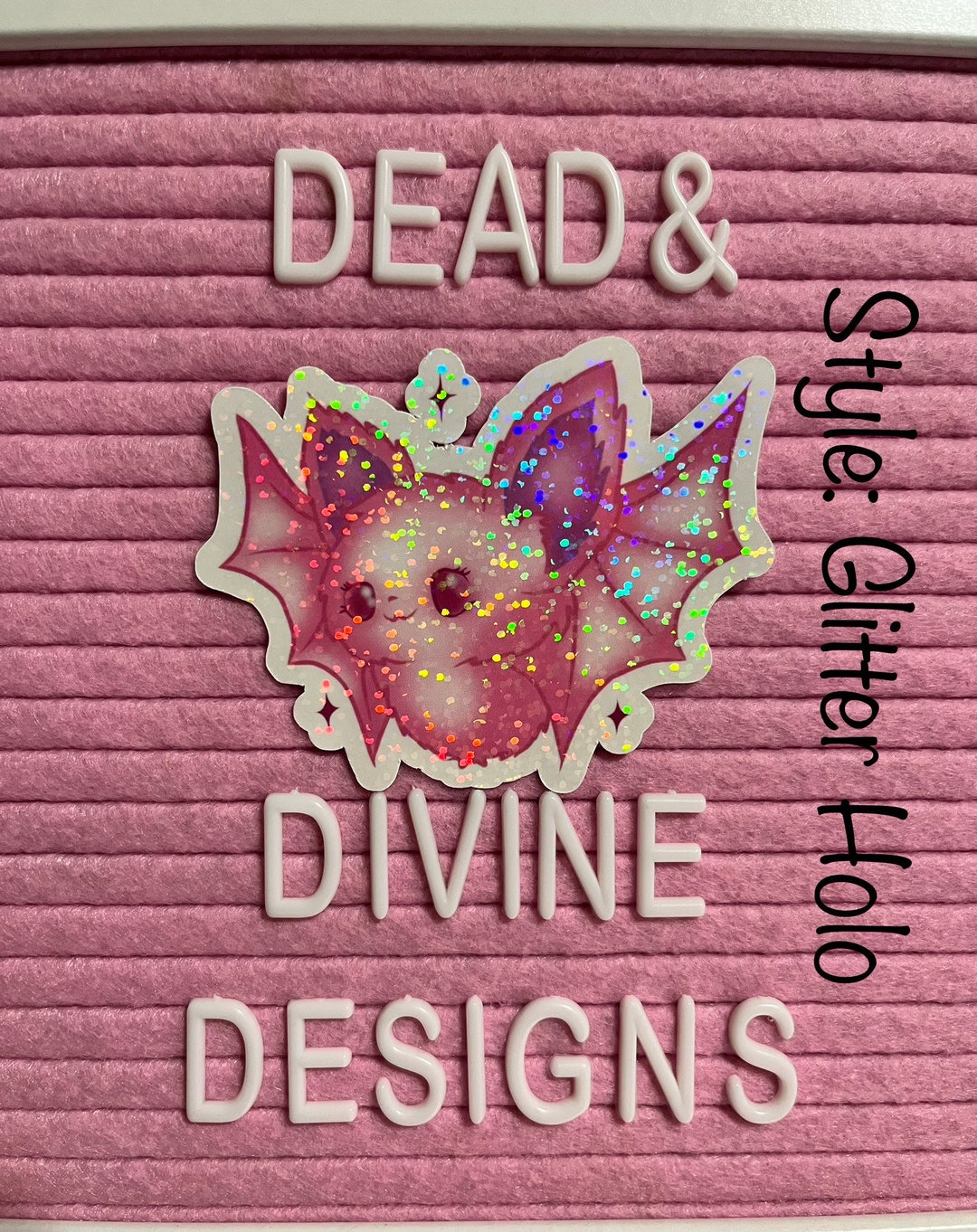 Cute Pastel Bat Sticker Bat Sticker Pink Bat Sticker Bat Decal Laptop ...