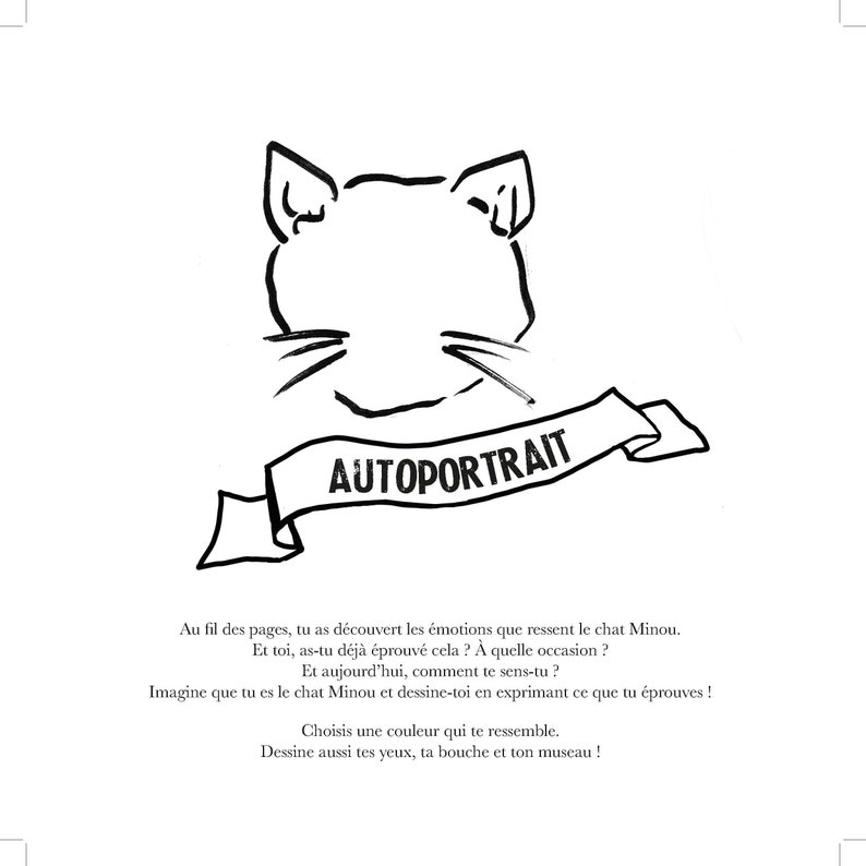 Coloring Book Les Emotions Du Chat Minou Editions Français Flowers ...