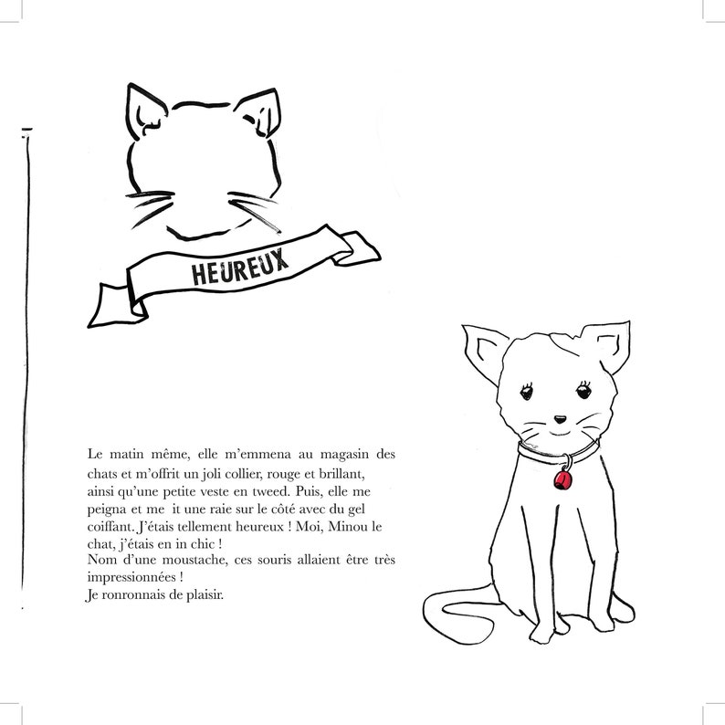 Coloring Book Les Emotions Du Chat Minou Editions Français Flowers ...