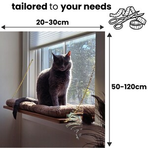 WINDOW - Windowsill Mat, Bed for Cats. Cut to Size! Choose Width ...