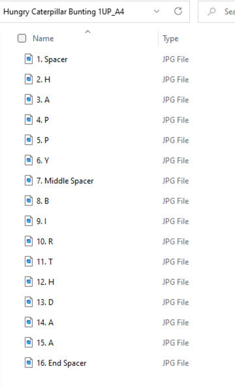 Very Hungry Caterpillar Happy Birthday Banner Digital Download - Etsy