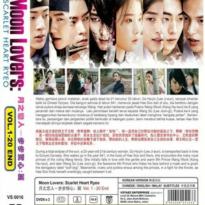 Moon Lovers: Scarlet Heart Ryeo DVD Vol 1-20 End English Sub All Region ...