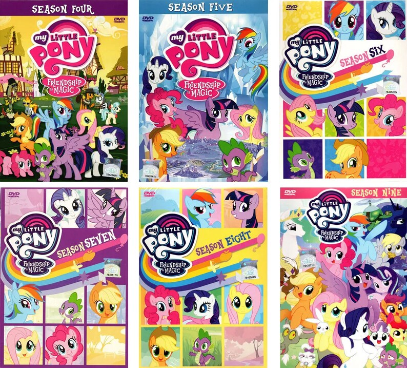 DVD My Little Pony (friendship is Magic) Season 4-9 English Version ...