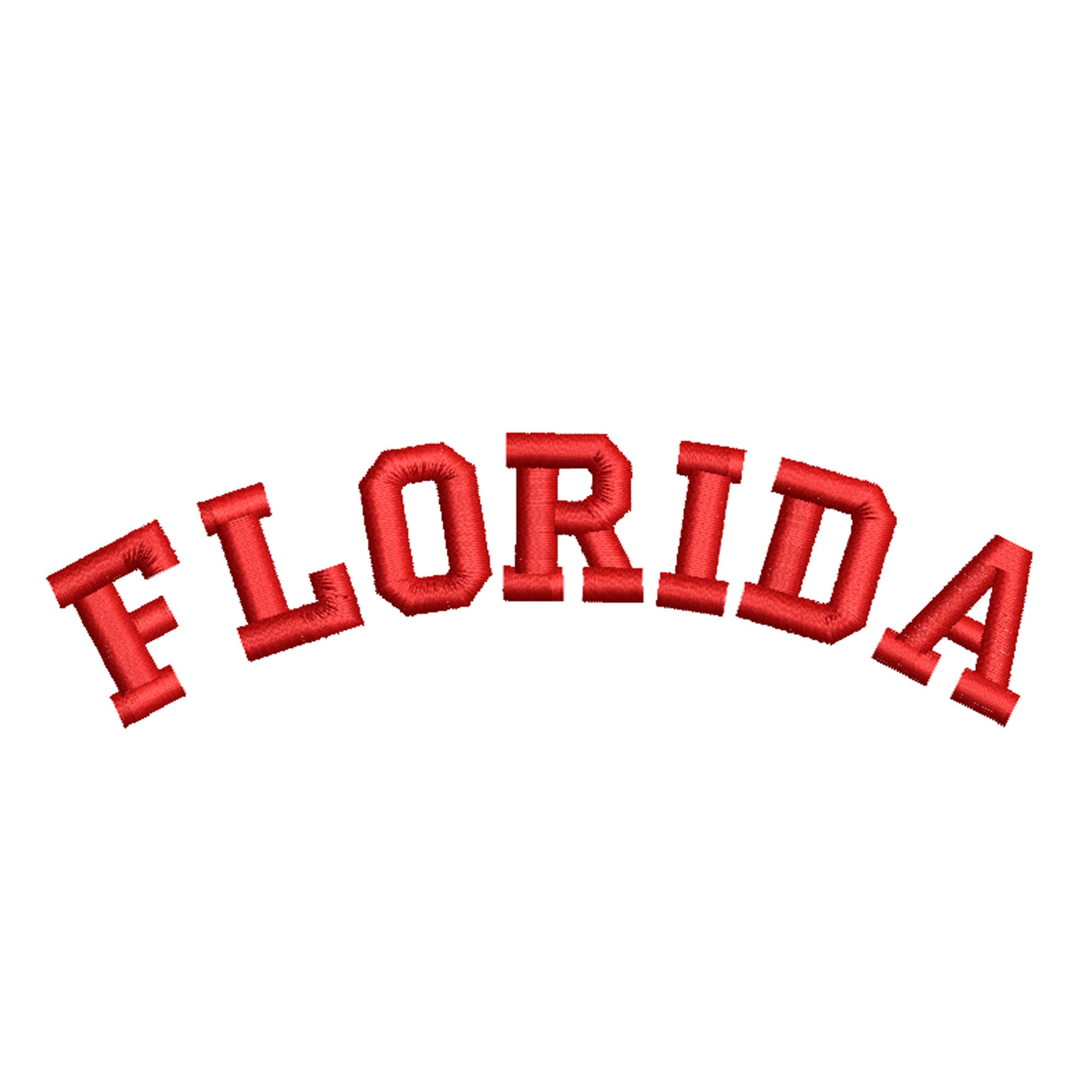 Florida Machine Embroidery Design States Embroidery Design - Etsy