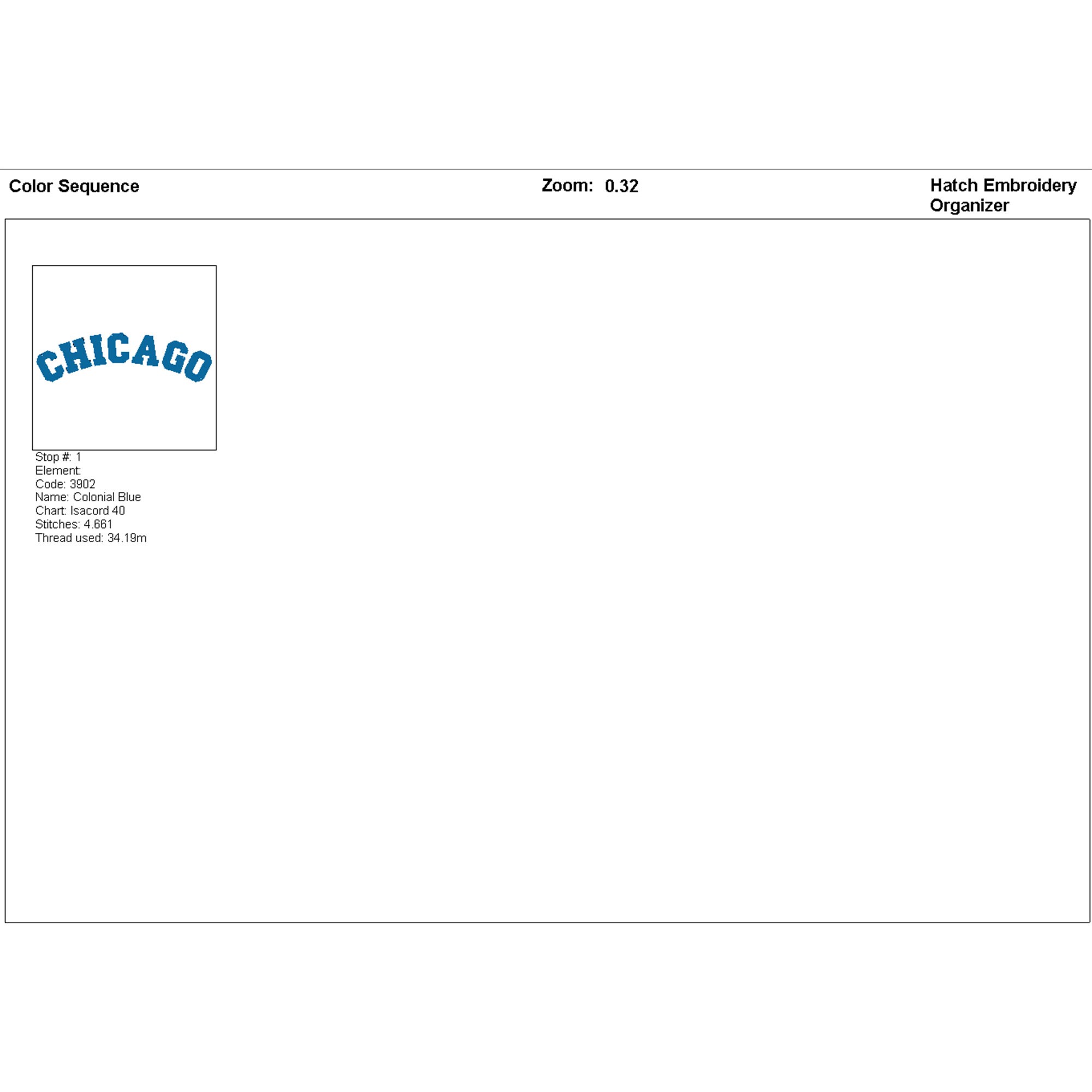 Chicago Machine Embroidery Design States Embroidery Design Dst Exp Hus ...