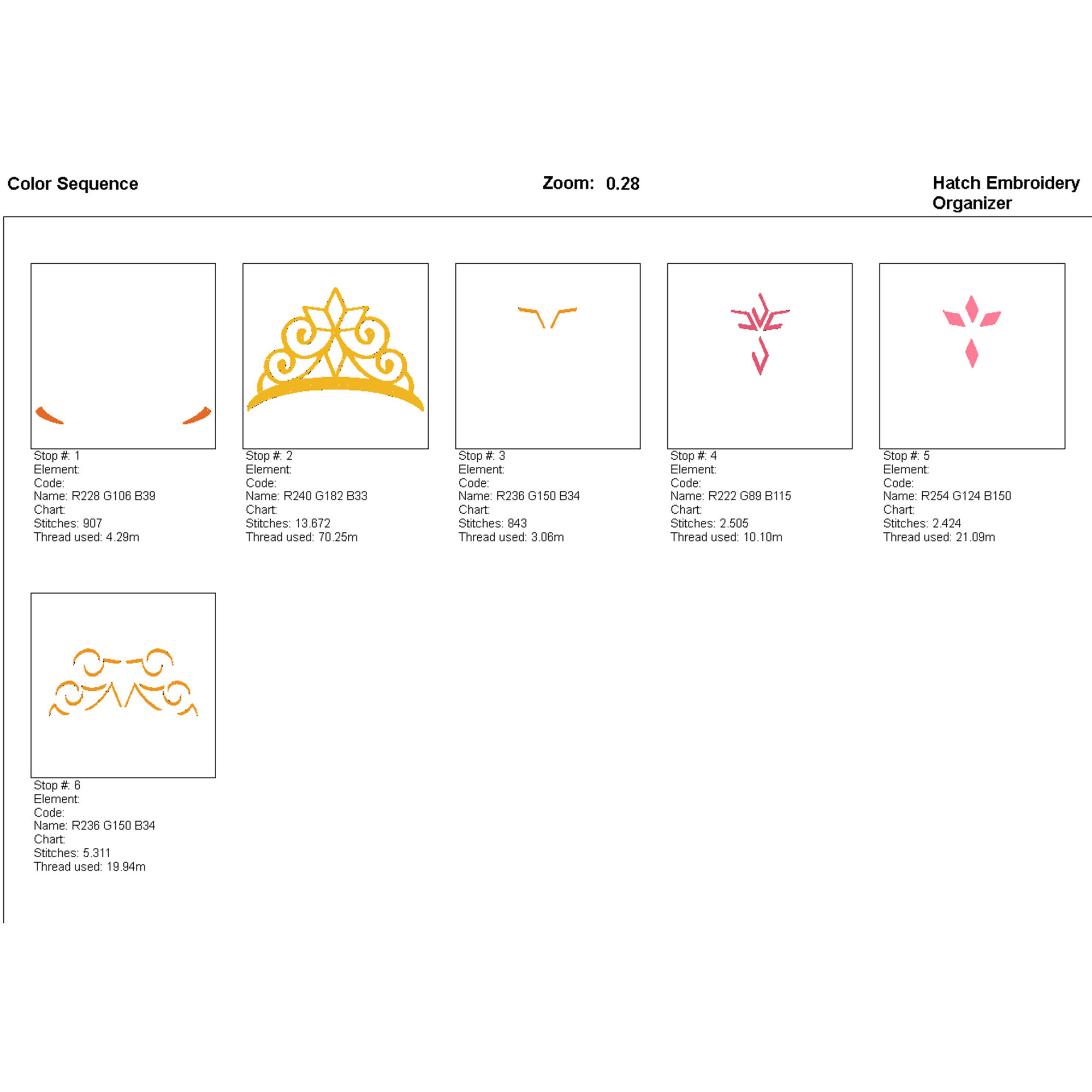 Crown Embroidery Design Queen Crown Crown Royal Dst Exp Hus Jef Pes Vp3 ...