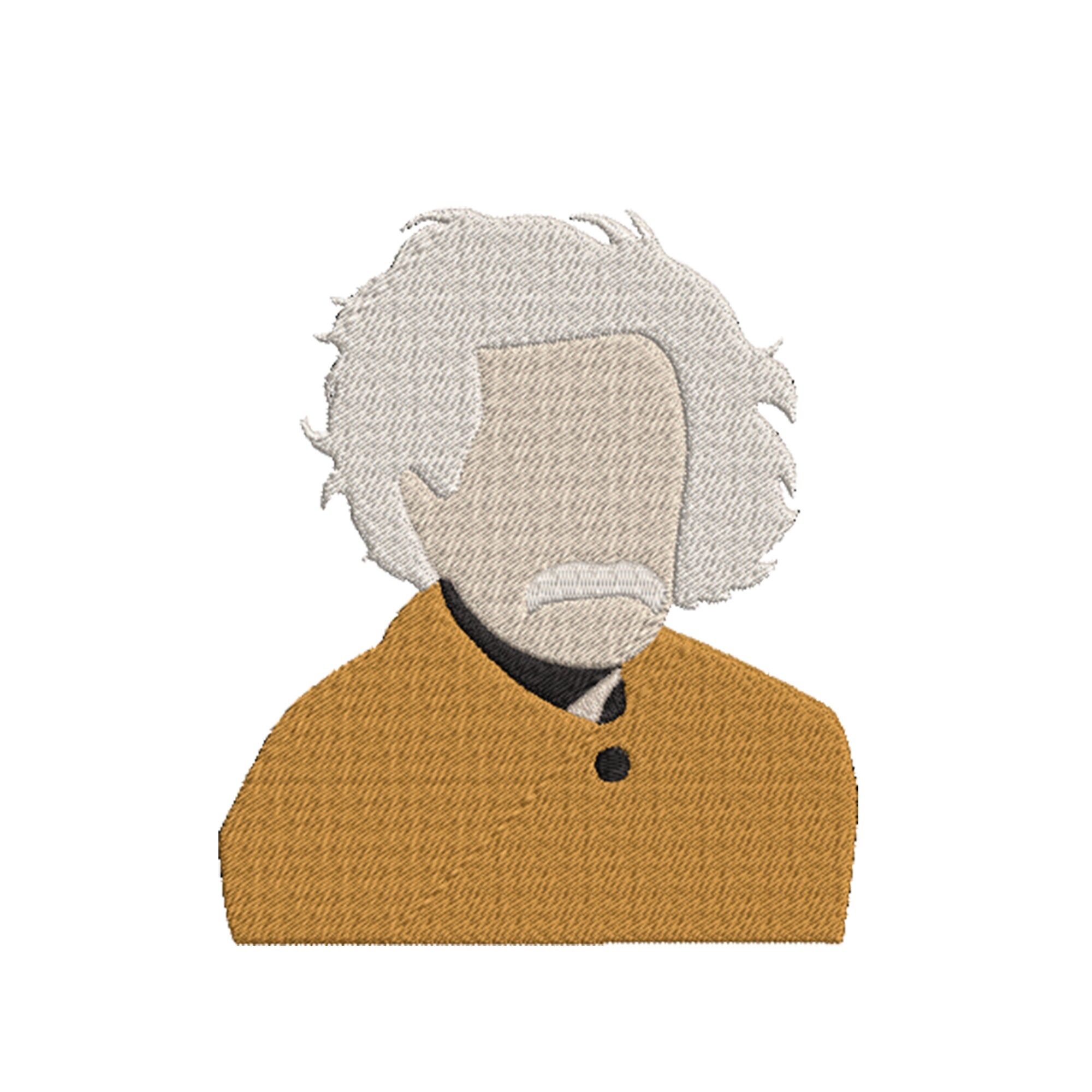 Albert Einstein Machine Embroidery Design- Albert Einstein Embroidery ...