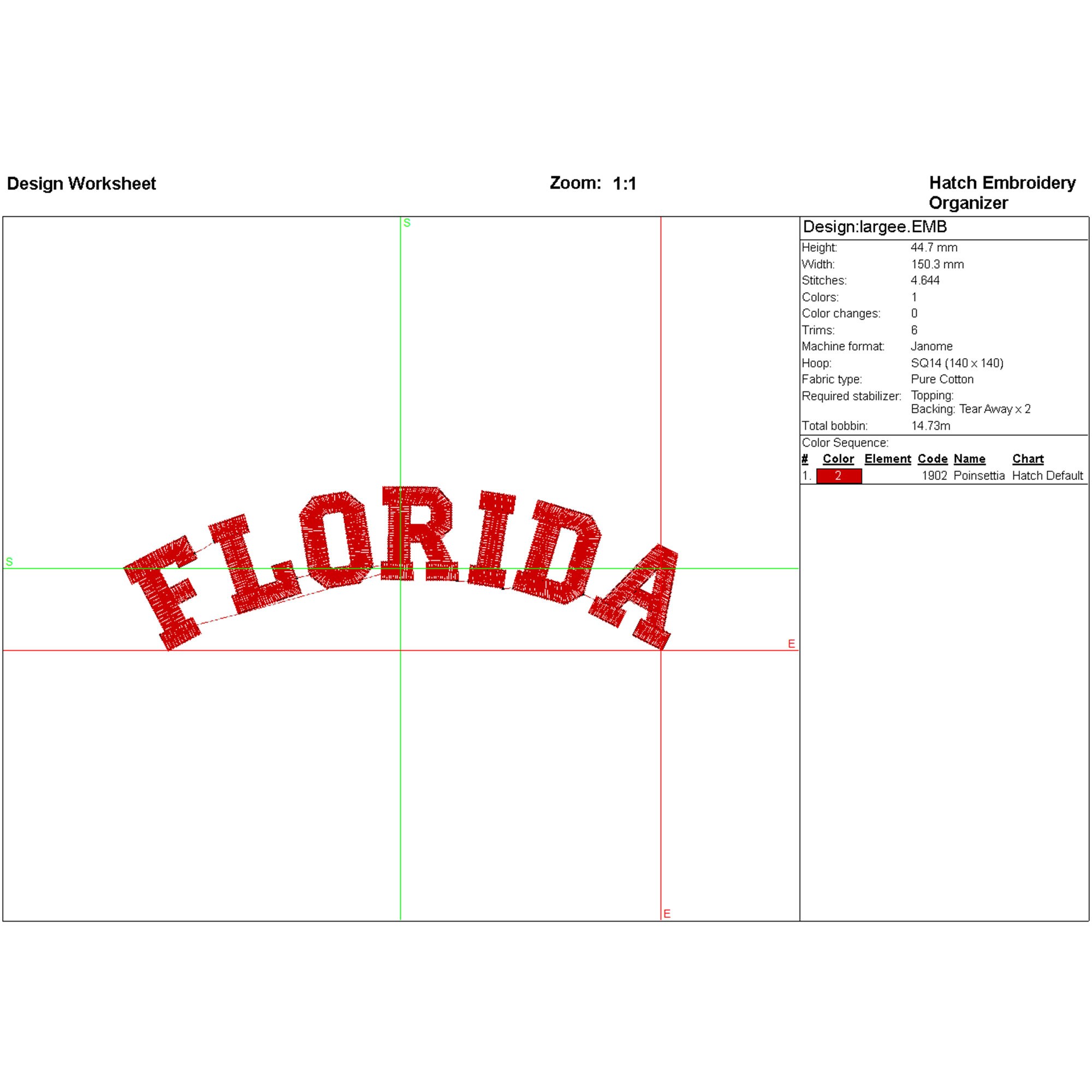 Florida Machine Embroidery Design States Embroidery Design - Etsy