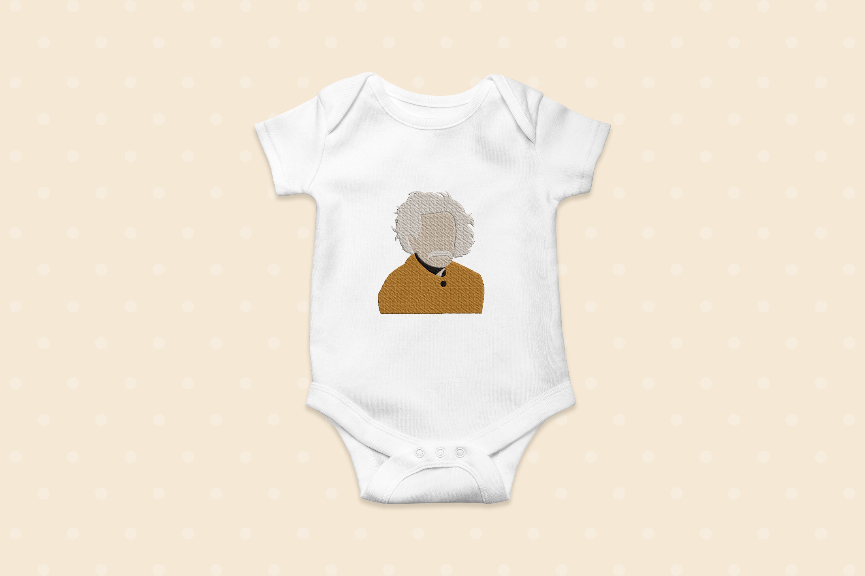 Albert Einstein Machine Embroidery Design- Albert Einstein Embroidery ...
