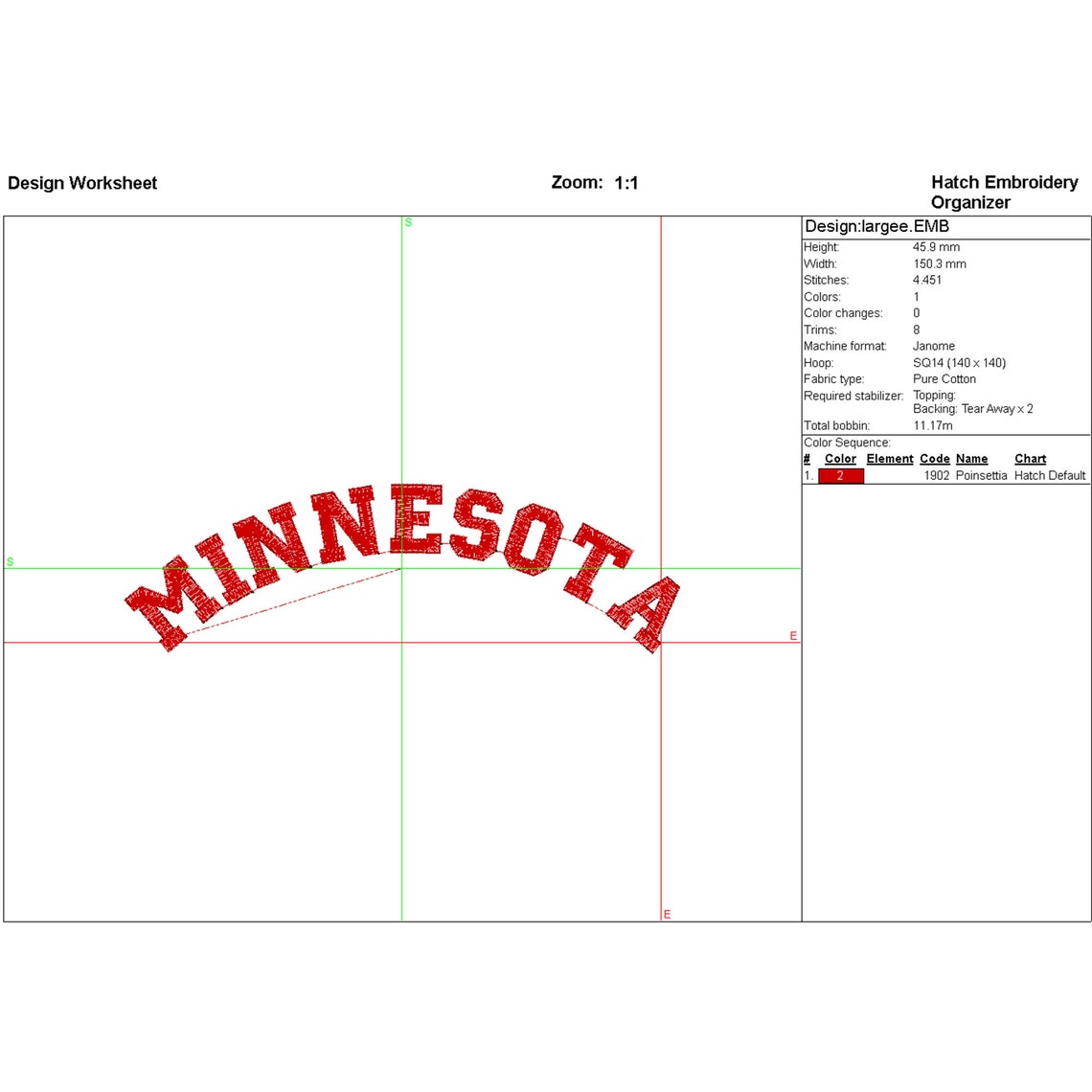 Minnesota Machine Embroidery Design States Embroidery Design - Etsy