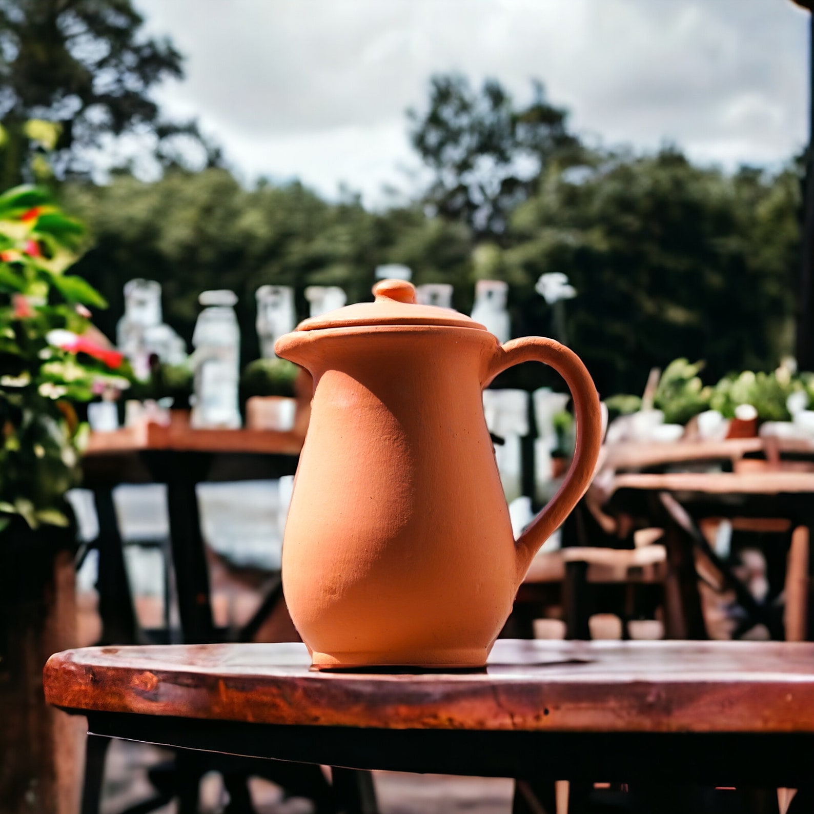 Terracotta Jug With Glasses for Homedecor & Serveware Amrut Jal - Etsy
