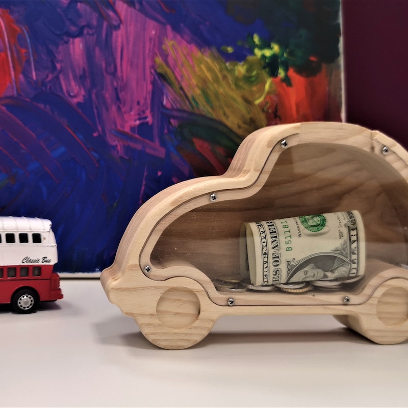 Car Piggy Bank - Etsy