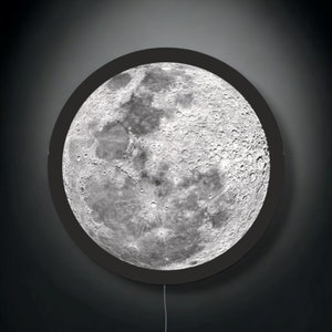 Moon Light, Modern LED Light, Dimmable Wall LED Night Light ...