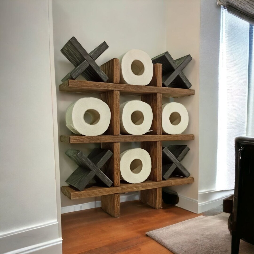 Restroom Rack for Loo Roll, Wall Mount Toilet Paper Roll Holder ...