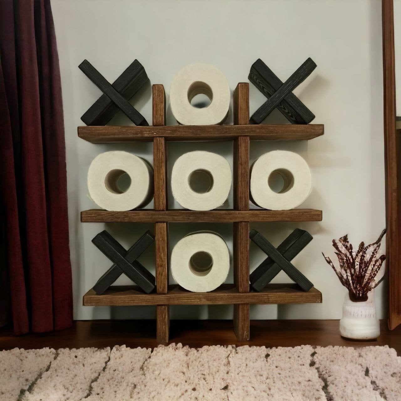 Restroom Rack for Loo Roll Wall Mount Toilet Paper Roll - Etsy Australia