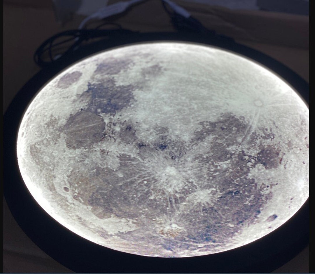 Moon Lamp, Moon Light, Modern LED Light, Dimmable Wall LED Night Light ...