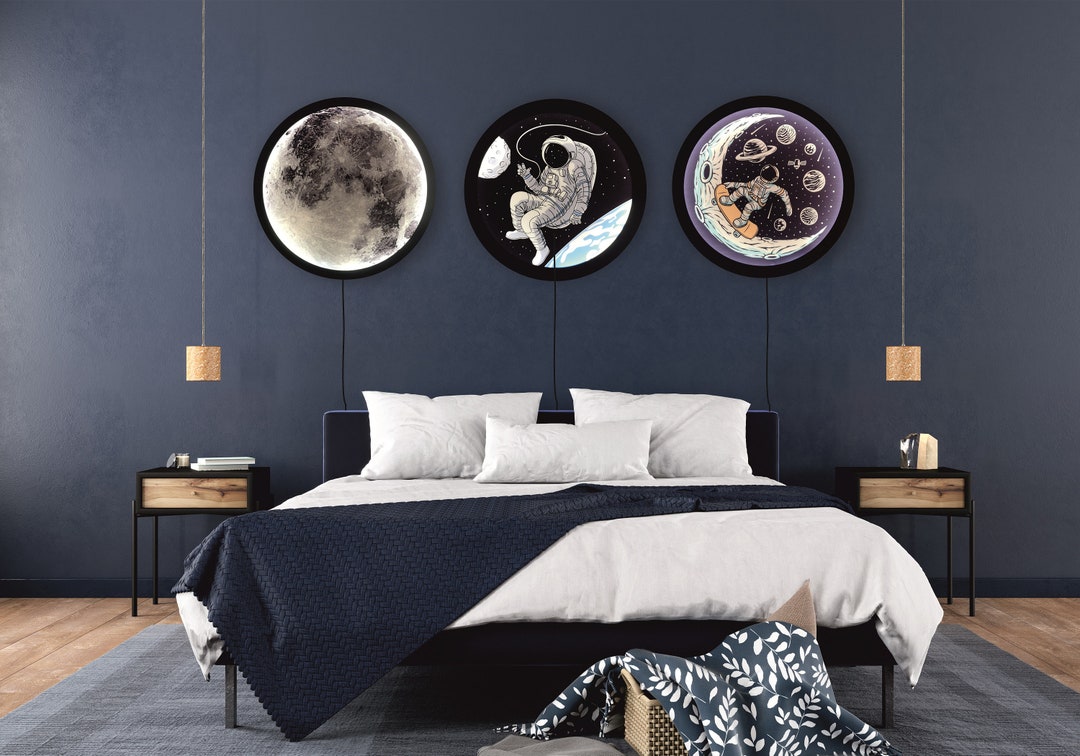Moon Light, Modern LED Light, Dimmable Wall LED Night Light ...