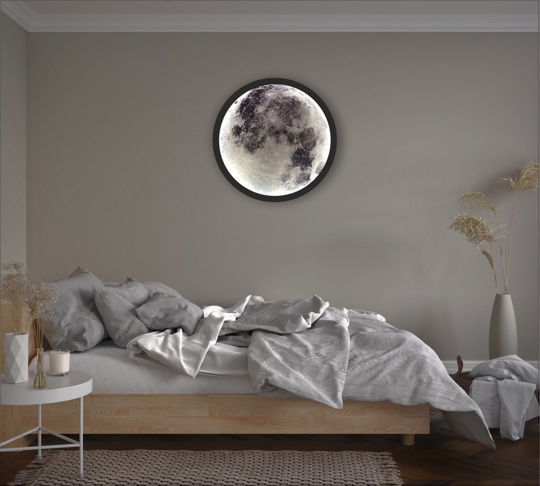 Moon Light, Modern LED Light, Dimmable Wall LED Night Light ...