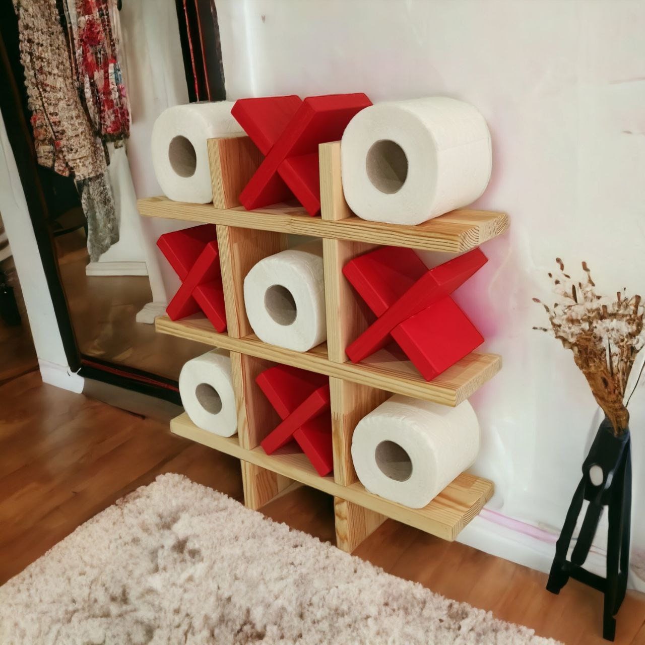 Restroom Rack for Loo Roll Wall Mount Toilet Paper Roll - Etsy