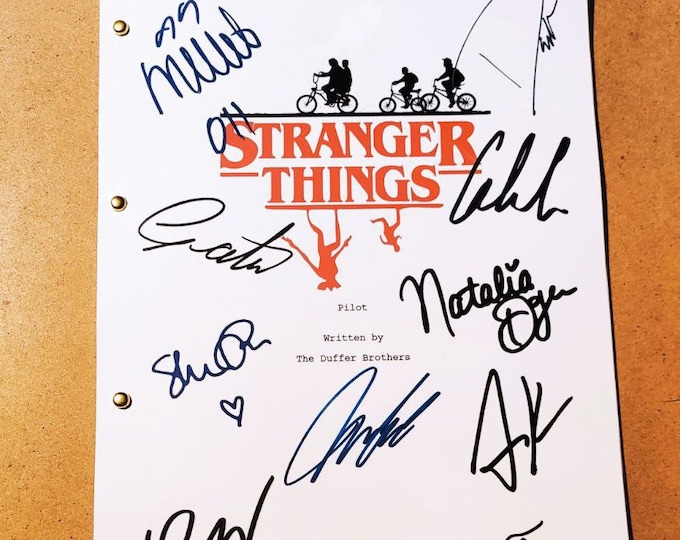 Stranger Things Chapter 1 Chapter 1 Script Pilot Episode - Etsy