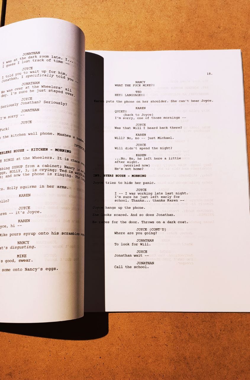 Stranger Things Chapter 1 Chapter 1 Script Pilot Episode - Etsy