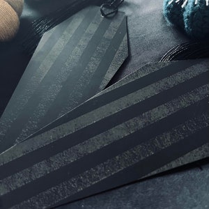 Coffin Shaped RIP Reading in Peace Bookmark, Goth, Tassel, Shaped ...