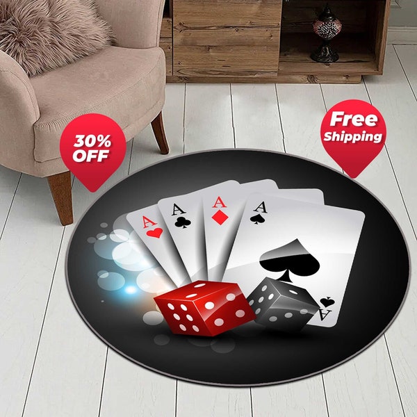 Ace Card Rug - Etsy