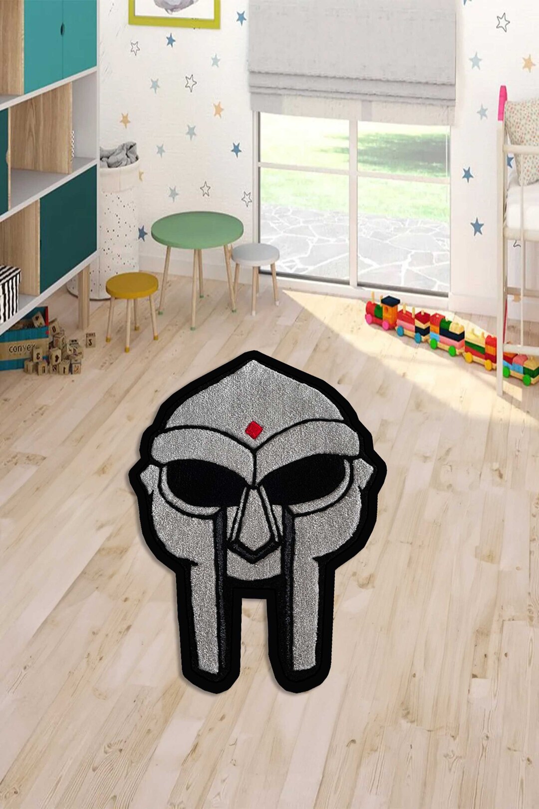 Mf Doom Rug, Quasimoto Inspired Rug , Cartoon Rug , Small Fun Rug , Hip ...