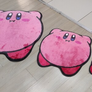 Kirby Rug, Kirby Nintendo Decor, Girl Room Decor, Pink Rug, Kirby ...