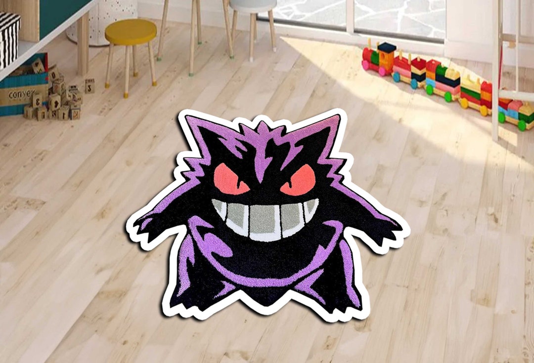 Skeleton Gengar Rug, Gengar Anime Rug, Pokemon Gengar Rug, Pokemon Rug ...