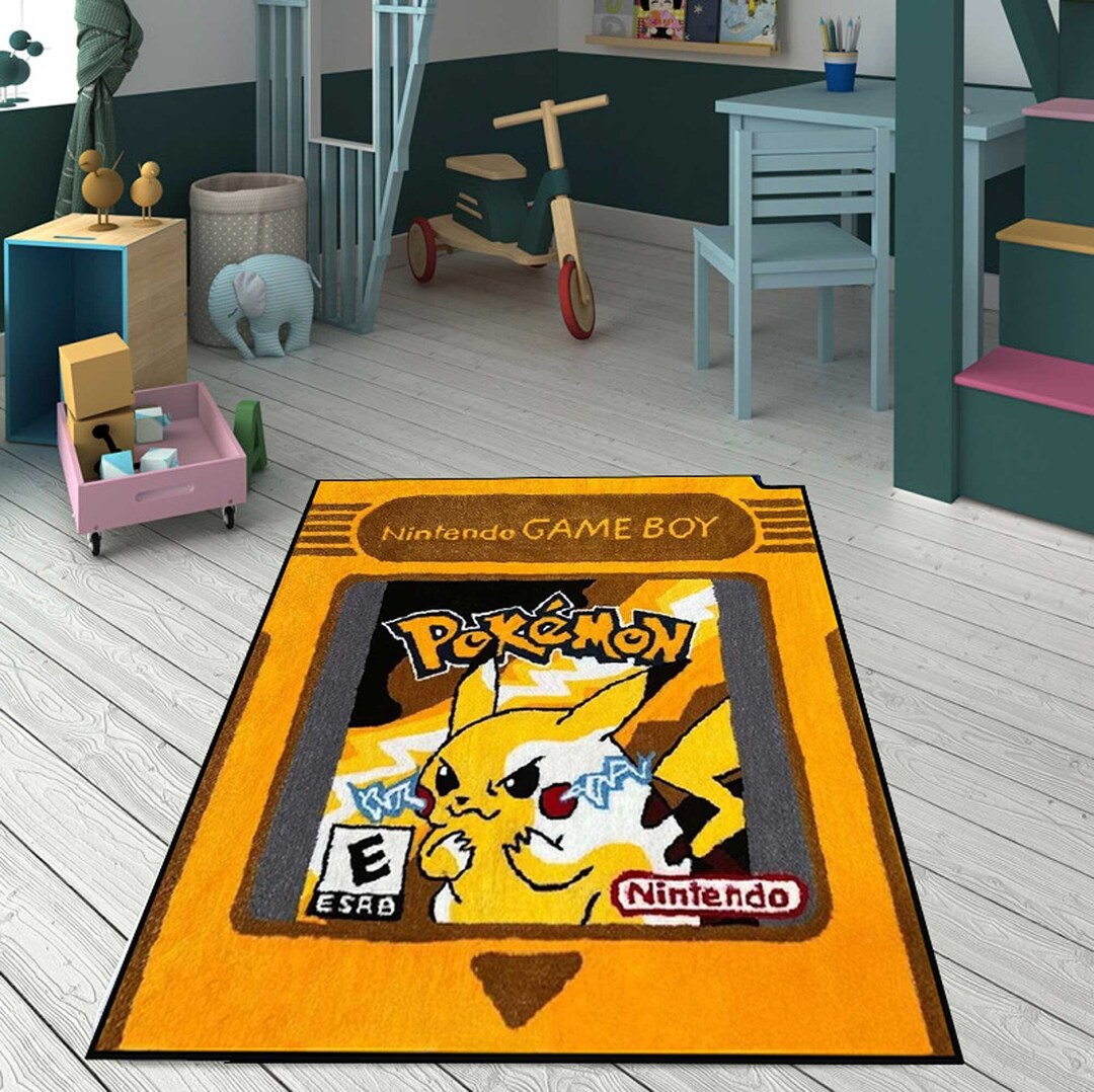 Gameboy Deko Retro Gameboy Rug Pokemon Rug Home Print - Etsy.de