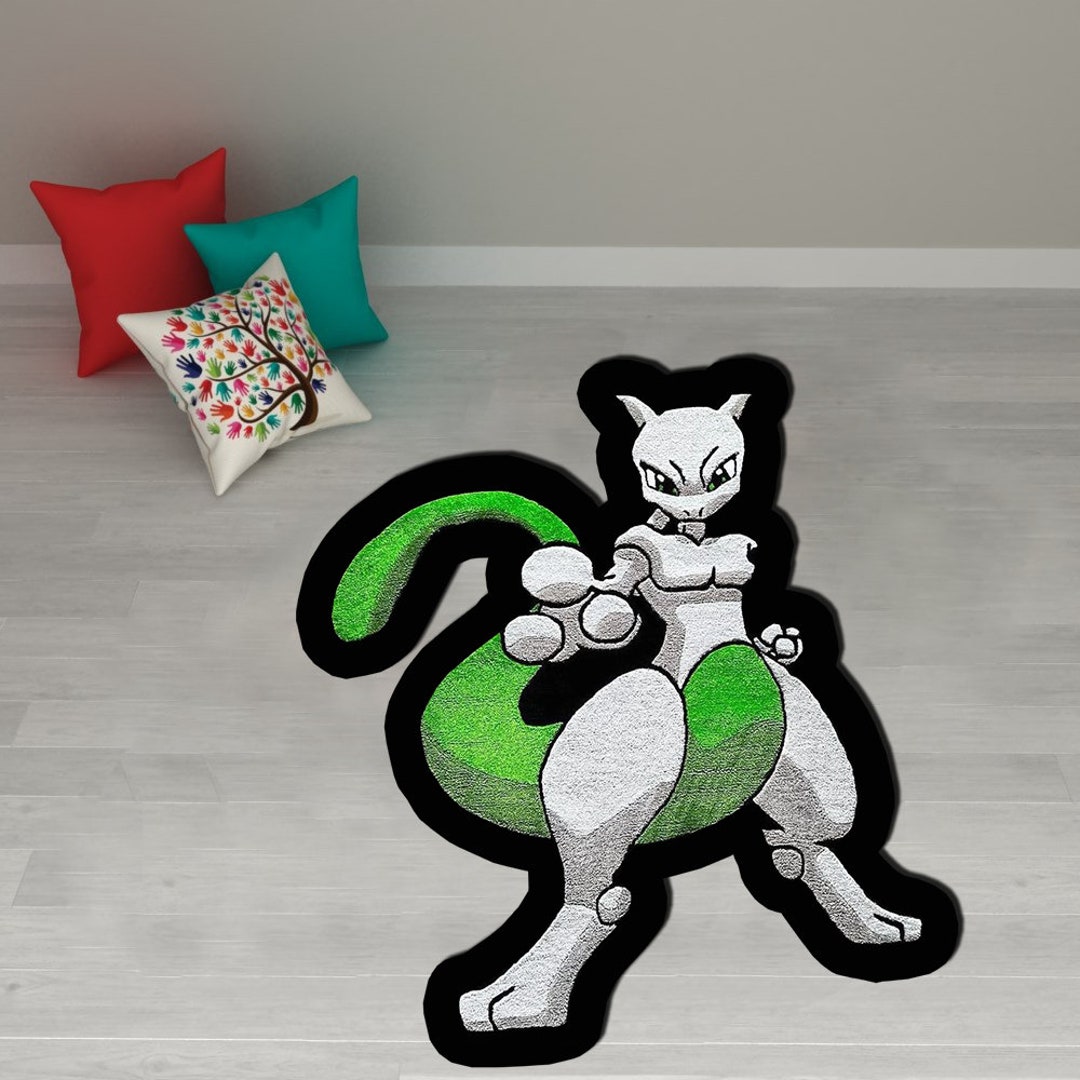 Mewtwo, Shadow Mewtwo, Pokemon Mewtwo Rug, Charizard Rug, Pokemon ...