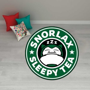 Snorlax Sleepy Rug, Snorlax Anime Rug, Pokemon Snorlax Rug, Pokemon Rug ...