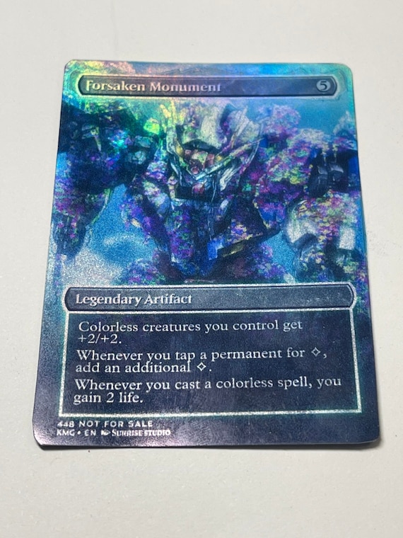 Gundam Forsaken Monument Fan Made Mtg Card Etsy
