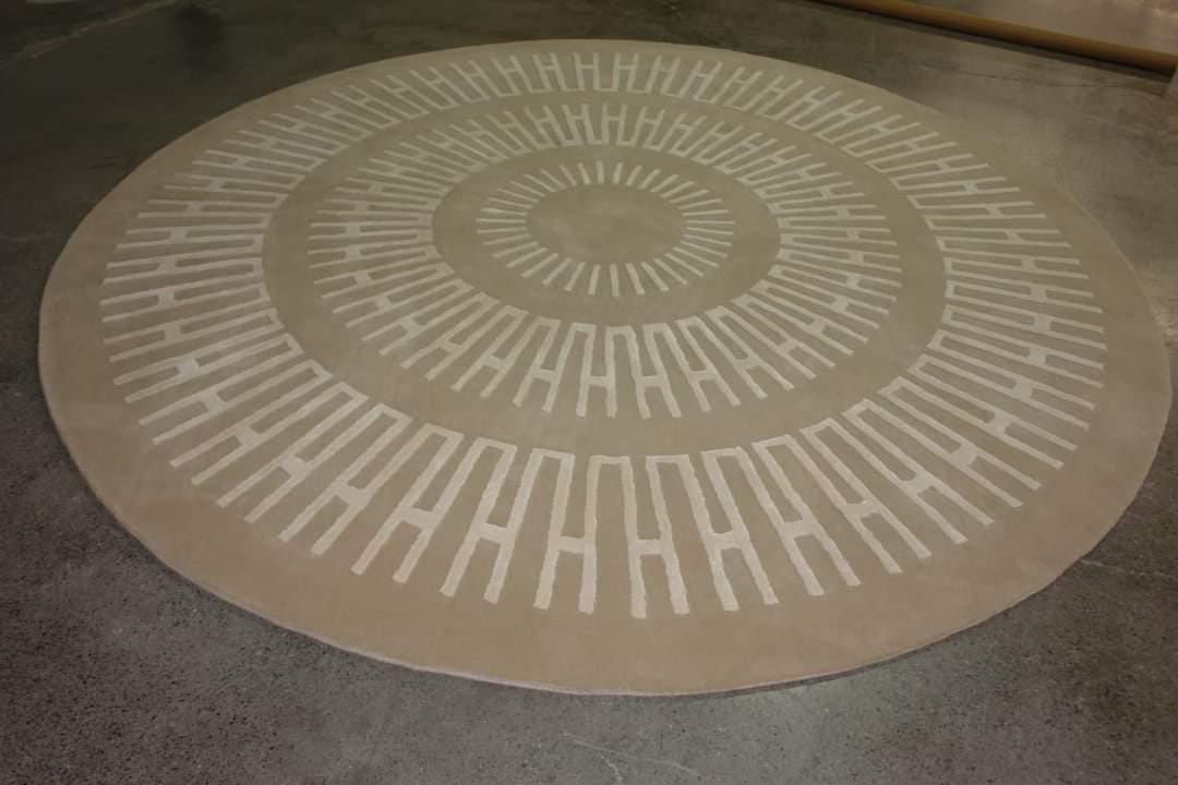 Round Shape Modern Rug, Handmade Designer Rug ,wool Rug Living Room ...