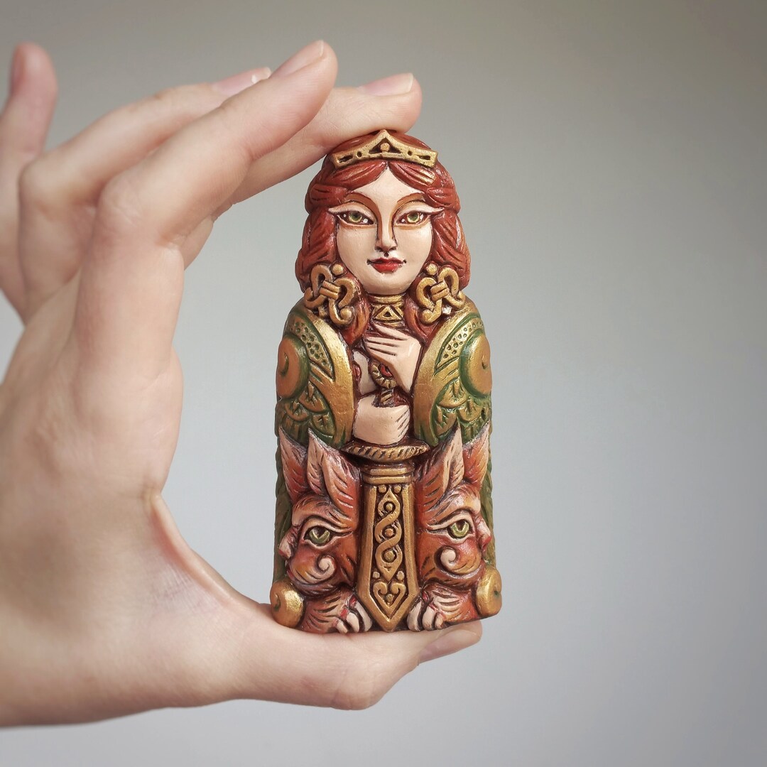 Goddess FREYJA: Drolmarin Art Norse Goddess Statuette Freya Freyia ...