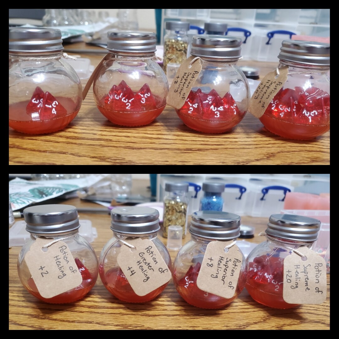Health Potion Set - Etsy