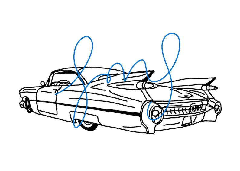 Cadillac SVG Digital File - Etsy