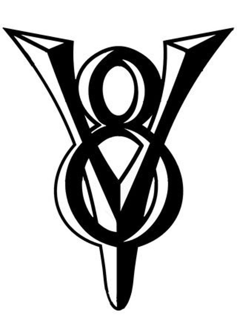 V8 Digital Design SVG - Etsy