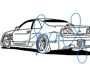 Nissan Skyline S34 SVG Digital File - Etsy